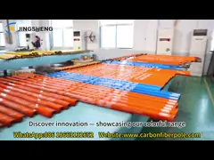 30FT Multicolor Painted Anti-spin Telescopic Carbon Fiber Pole for Commercial Window Cleaning ODM