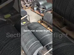 China 304 Stainless Steel Abrasion-Resistant Spiral Blade - Continuous Cold-Rolled Conveyor Component for Agricultural Machinery for sale