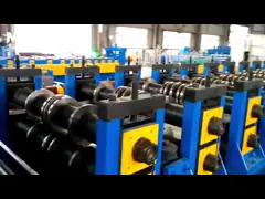 Steel silo panel roll forming machine and curving machine