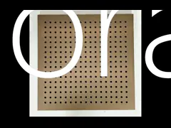 China Commercial Office Perforated Acoustic Panel Wooden Wall Soundproof Board 16/16/6mm for sale