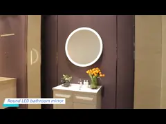 Smart Bathroom Mirror With Lights Touch Switch And Anti Fog Light Up Mirror Vanity