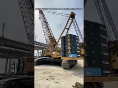 China High Lifting Capacity XGC350T Tracked Crawler Crane QSL9 Engine 140m Max Lifting Height for sale