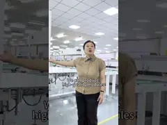 Cina Max. tensione di sistema DC 1000/1500V pannello solare IEC 330W HJT cellula solare ETFE RV telone modulo bifiscale trasparente per RV in vendita