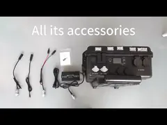 Station électrique extérieure portable 3000W avec onduleur fournisseur d'or Lifepo4 batterie 2150WH contrôleur MPPT