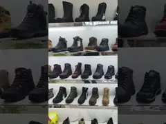 Safety shoes samples room