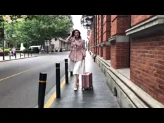 China 18 inch Multifunctional Trolley Suitcase with Password 17 Business Aluminum Frame for Men and Women for sale