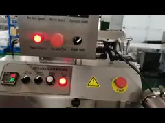 China 8KG Small Chocolate Enrober with 1M Conveyor Belt and Cooling Fan for sale