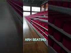 OEM Soft Cushion Telescopic Bleacher Seating Tribune Seating W900mm Step