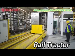 Emergency Stop Button Railway Material Handling Cart 1-15Kw Motor Power For Safe Handling