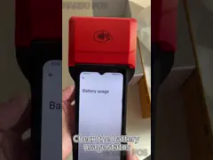 Fino a 2.0GHz Processore Android POS Systems Terminal Machine 6,5 pollici Dimensione dello schermo per transazioni fluide