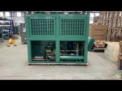 China Refrigerating System Air Cooled Condensing Unit with and ECM Evaporator Fan Motor for sale