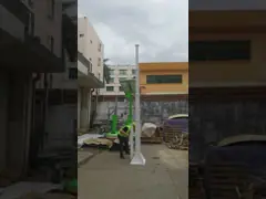 China Manual Lifting Telescopic Mast Telescopic CCTV Pole Camera Mast Pole For Surveillance Towers for sale