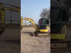 Used Komatsu PC35 Mini Excavator Certified Maintenance Construction Landscaping Utility