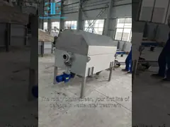 China 85L/H Internally Fed Rotary Drum Screen SUS304 0.75kw Rotating Drum Screen for sale