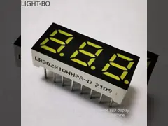 Triple Digit 0.28inch White LED Display 7 Segment Common Cathode for Coffee Machine