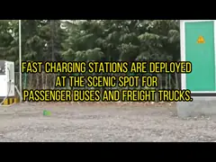 180Kw Dc Ev Charging Station  are deployed  at the scenic spot for  passenger