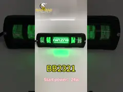 Metal White Yellow Dual Color Motorcycle LED Fog Light Outdoor Work Light