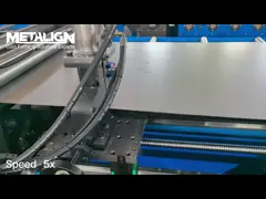 Truck cargo floor panel roll forming machine with laser welder