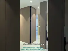 2.8M door-wall integrated aluminum-wood door