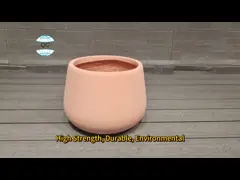Modern Reinforced Clay Planter The Perfect Combination of Style and Durability with Drainage Holes