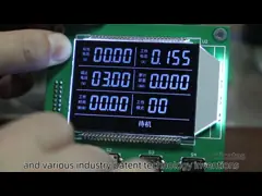 Customized Positive Transmissive 7 Segment LCD Panel 12 O′Clock FSTN Segment LCD Display