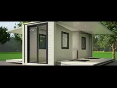 China Double-Winged Foldable Steel Container House for Commercial Use for sale