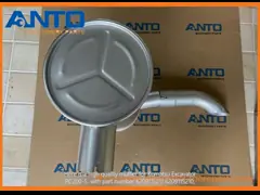 6209-11-5211 6209-11-5210 Muffler KOMATSU Excavator Spare Parts Fitting For PC200-5