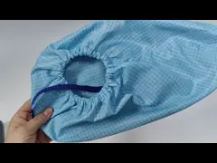 Sala limpia Verde PVC suela blanda Taller de ESD Fábrica Antistática Antideslizante cubierta de calzado