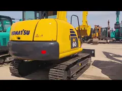 Japan Original Used Earth Moving Equipment Pc60-7 Komatsu Small Excavators