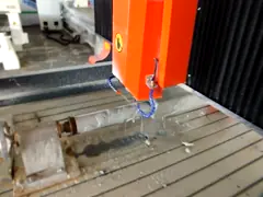 China 1325 Double Spindle Plane Stone Carving Machine With Two Rotary CNC Router for sale