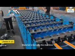 Roof Sheet Roll Forming Machine with Cutting Tolerance ±2mm and Material Thickness 0.3-0.8mm