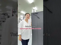 Black Solar Panel Flat BIPV Roof Tiles Double Glass 120W Sustainable Material