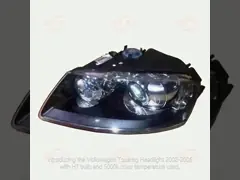 V-olkswagen T-ouareg Headlight  2002-2006 with H7 Bulb and 5000K Color Temperature used