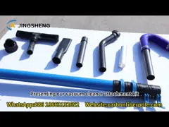 20FT Telescópica Fibra de Carbono Polar de vácuo de calha para limpeza de calha Loja mais inteligente Carregar mais fácil OEM
