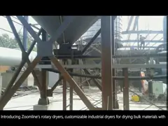 China Secadores rotativos de velocidade ajustável Paragem de emergência Máquina de secagem industrial à venda