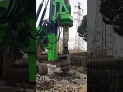 掘削機 掘削機 積み立てリグ キャット シャーシ オーガー 仕様 KR150C