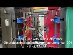 8cavity pepper powder cover with hot runner mould