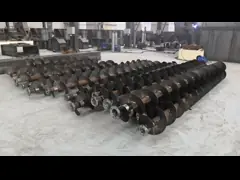 High-Strength Segmented Stainless Steel Spiral Conveyor Blade Shaft