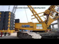Equipamento de guindaste móvel de 130 t para construção de pontes