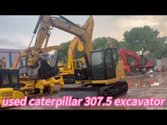 0.33m3 Bucket Newest Model Mini Used Caterpillar 307.5 Excavator second hand CAT excavator