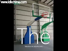 FIBA Professional Basketball Hoop Electric Hydraulic Basketball Stand  Equipment For Sale