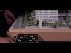 1：300 CIMC Office Building White Model