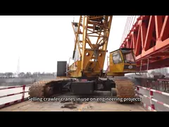 China Corrosion And Rust Resistance Used Crane Equipment 150T  Hydraulic Crawler for sale
