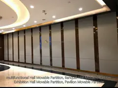Customization Gala Banquet Hall Partition Wall With Powder Coating / Painting Surface Finish