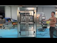 Cina Macchina semiautomatica di riempimento di pasta liquida Macchina di riempimento di crema cosmetica 2000BPH in vendita