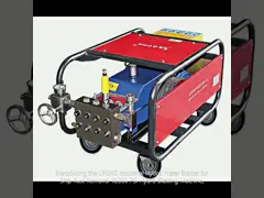 Cina Idro artificiere industriale dell'acqua per macchina di brillamento di rimozione della ruggine della nave l'idro 10000psi in vendita