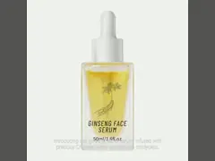 China Ginseng Facial Serum Anti Aging Ginseng Extract Organic Face Serum Anti Wrinkle Facial Oil for sale