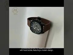 ML-1113 Quartz Wrist Watch with Hook Buckle Item Type Band Color