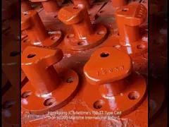 150T Tee Type Cast Iron HT200 maritime international bollard small boat bollards ship's bollard jetty bollards stainless steel boat bollards cross bitt bollard Polished Mooring Protection