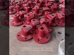 50T Tee Type Cast Iron HT200 Maritime International Bollards Ship's Bollard Sm Boat Bollards Jetty Bollards Pier Bollards Single Bitt Bollard Stainless Steel Boat Bollards Galvanized Ship docking